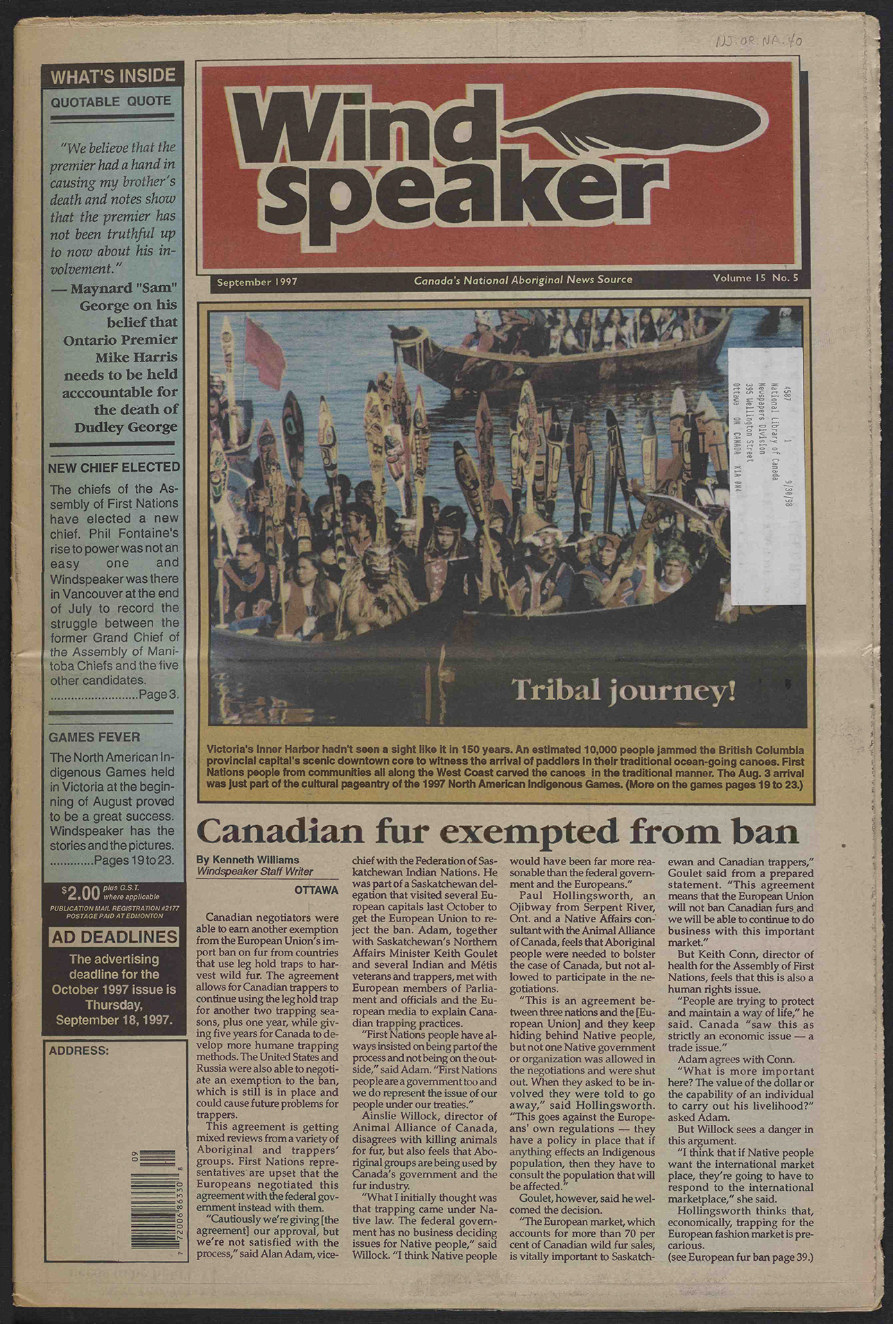 Windspeaker September 1997 - Windspeaker.com
